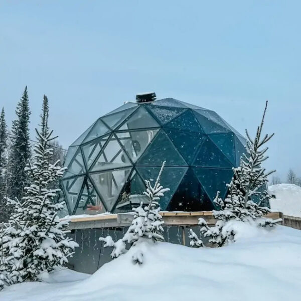 Tetra Glass Geodesic Dome Kit | Double-Pane, Built to Code